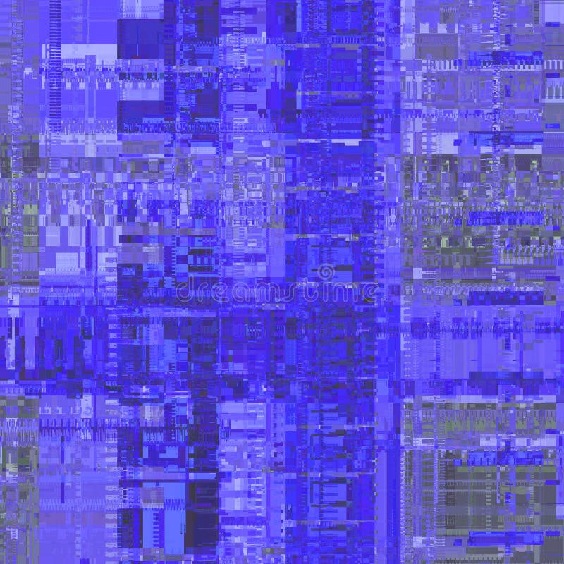 Dark Blue Glitch Unique Design Abstract Digital Pixel Noise Error ...