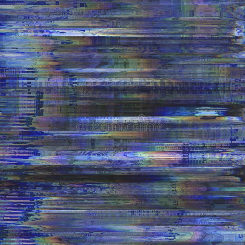 Dark Blue Glitch Unique Design Abstract Digital Pixel Noise Error ...