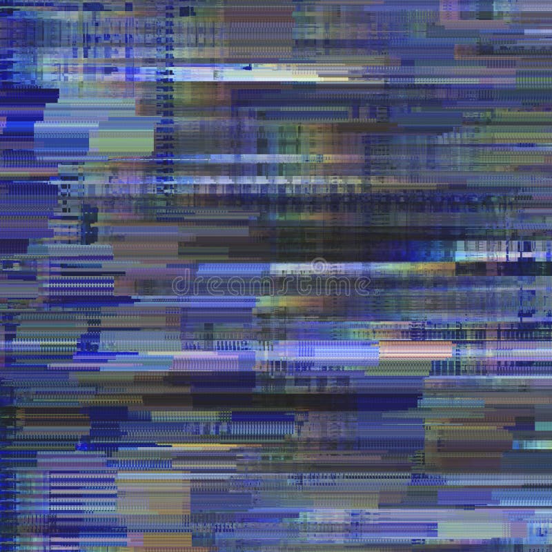 Dark Blue Glitch Unique Design Abstract Digital Pixel Noise Error ...