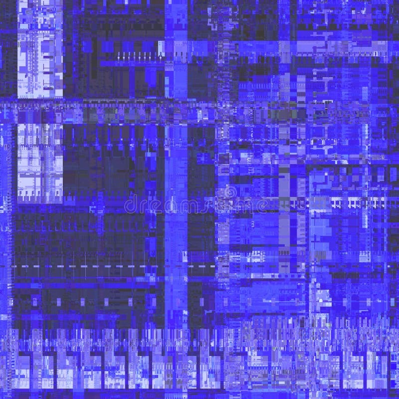 Dark Blue Glitch Unique Design Abstract Digital Pixel Noise Error ...
