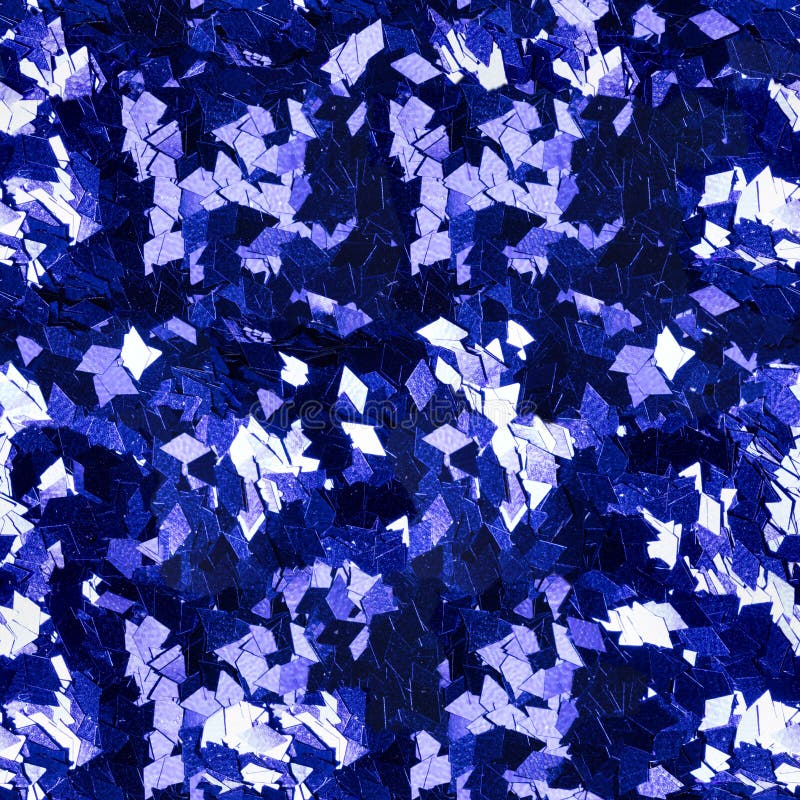 Dark Blue Glitter in Rhombus Form, Sparkle Confetti Texture. Christmas ...