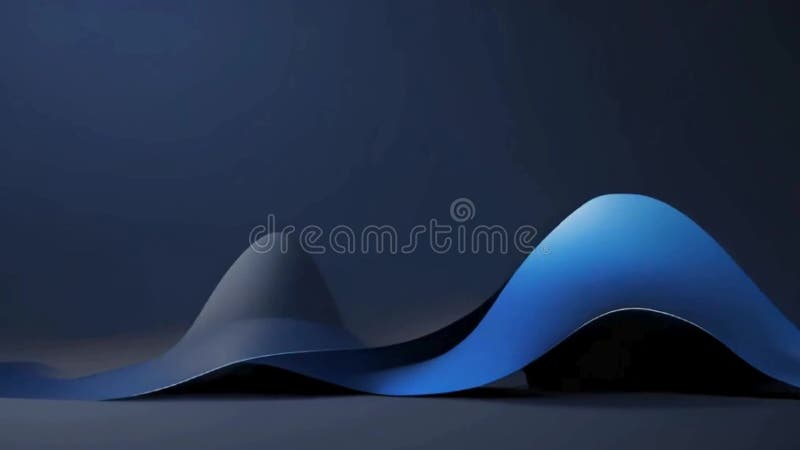Deep Blue Shades Blending Seamlessly in Gradient Stock Footage - Video ...