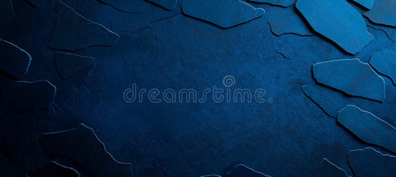 Dark Blue Gradient Background Featuring Textured Surface with Irregular ...