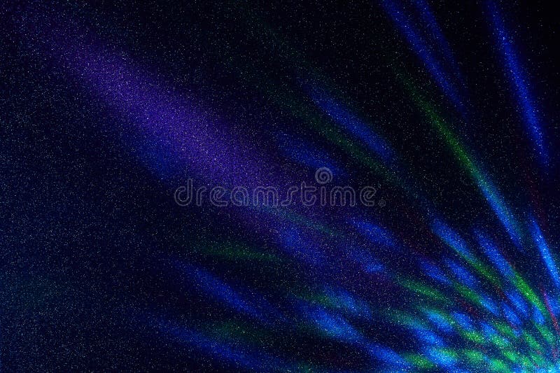 On a Dark Blue Gradient Background in Fine Grain Patterns of Multi ...