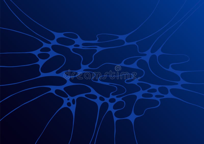 Dark Blue Gradient Background with Fluid Grid Elements Stock Vector ...