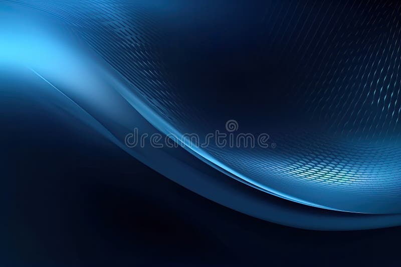 Dark Blue Gradient Background with Light Reflection on the Surface ...