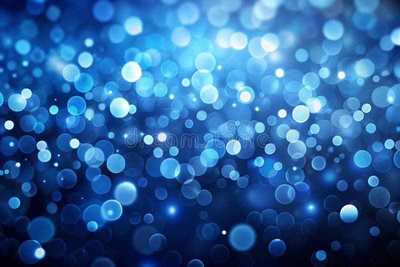 Dark Blue Gradient Bokeh Background Stock Illustration - Illustration ...