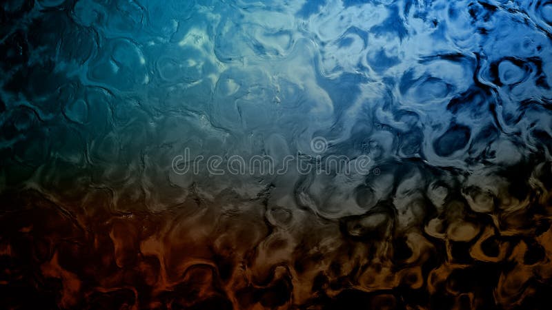 Dark Blue Gradient Strange Contour Surface - Abstract 3D Illustration ...
