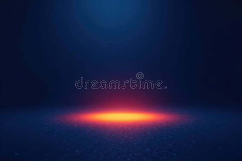 Dark Blue Gradient, Vibrant Orange Glow at Center , Power, Design ...