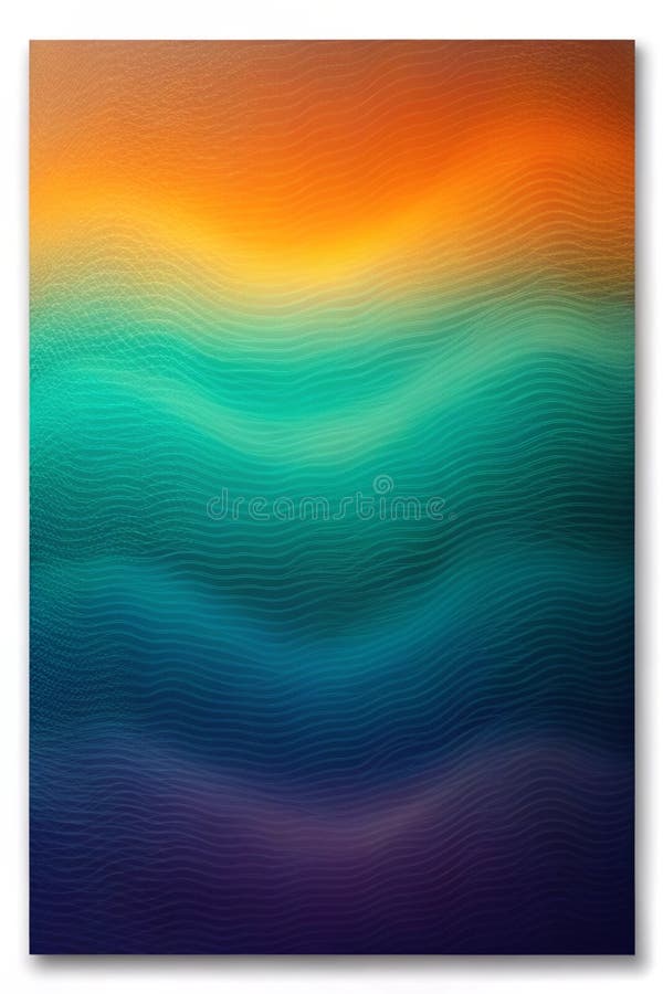 Dark Blue-Green with Orange-Purple Shades Grainy Gradient Background ...
