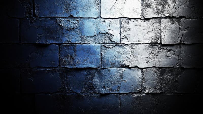 Dark Blue and Grey Brick Wall Texture Stock Image - Image of bricks ...