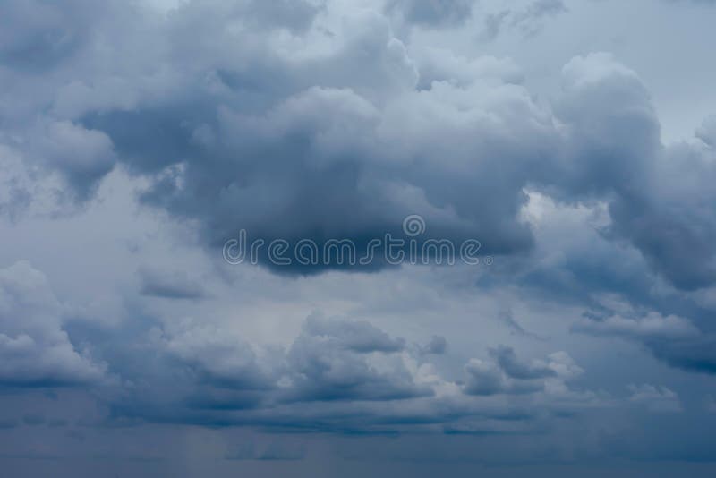 Dark blue grey cloudy sky stock photo. Image of landscape - 214525066