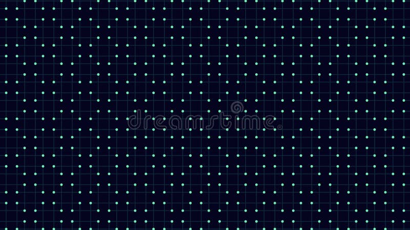 Mesmerizing Dark Blue Grid Filled with White Dot Pattern Stock Video ...