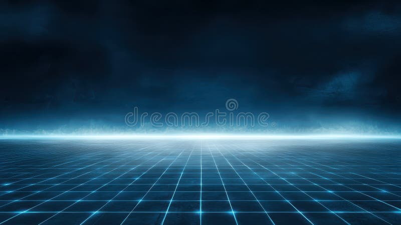 Dark Blue Grid Background, Versatile Backdrop for Digital, Tech, and ...