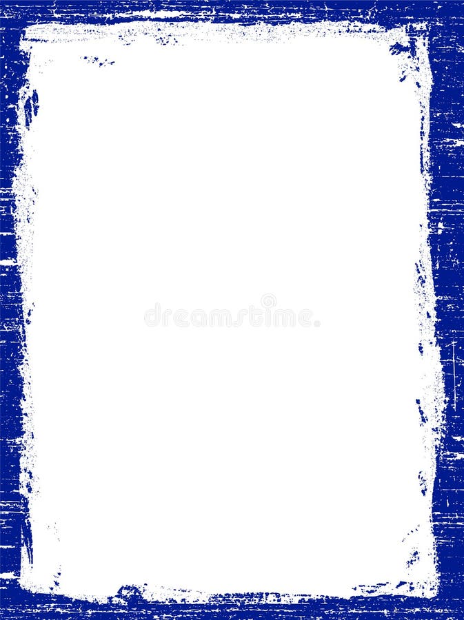 Dark Blue Grunged border stock vector. Illustration of paint - 3217521