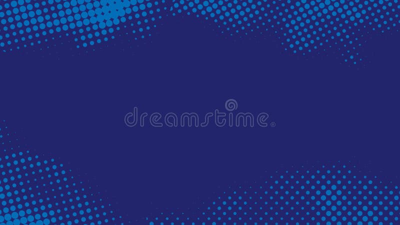 Dark Blue Halftone Dotted Background Stock Vector - Illustration of ...