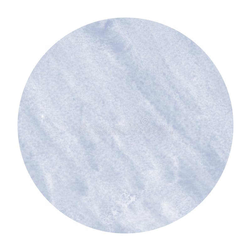 Dark Blue Hand Drawn Watercolor Circular Frame Background Texture with ...