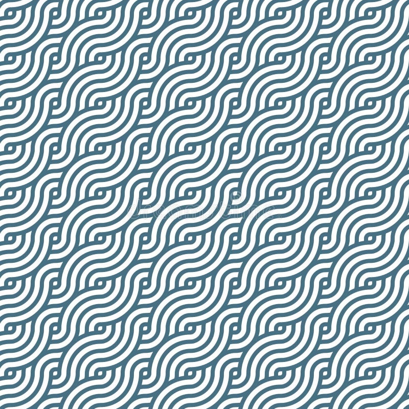 Dark Blue Infinity Overlaps the Ripple Pattern Stock Vector ...