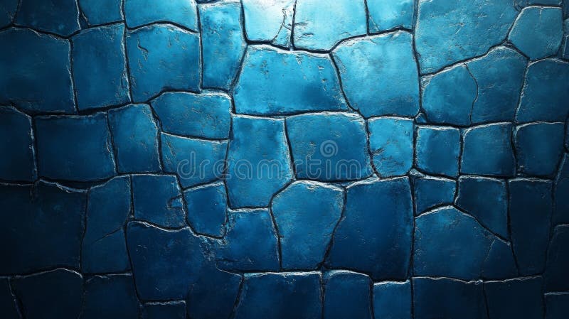 Dark Blue Irregular Stone Wall Texture Stock Illustration ...