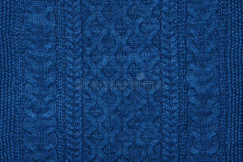 Dark Blue Sweater Knit Textured Background Stock Photo - Image of fiber ...