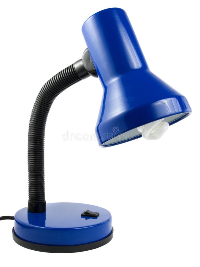 Dark blue lamp stock image. Image of black, shiny, angle - 12865621