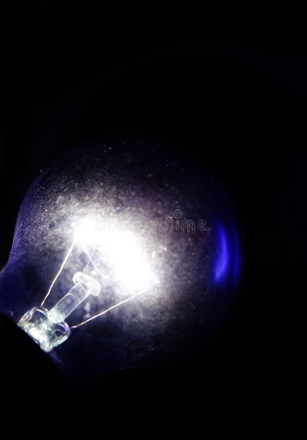 Dark blue lamp stock photo. Image of darkness, copy - 104020308
