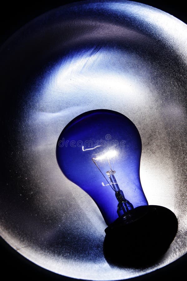 Dark blue lamp stock image. Image of blue, electricity - 104020519