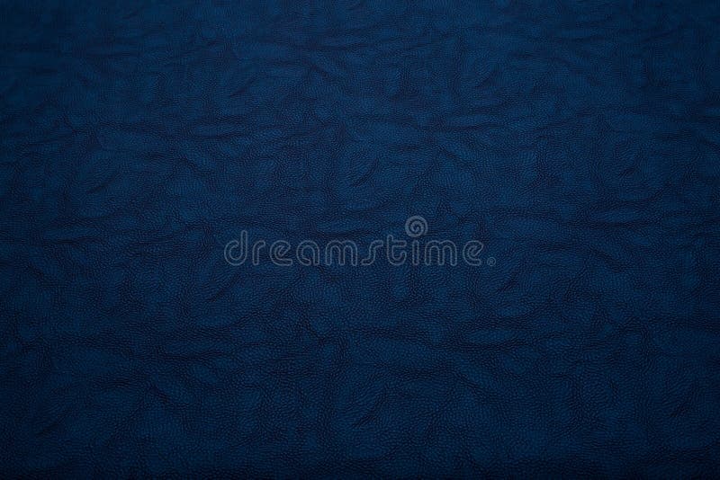 Dark Blue Leather Texture Background Surface Stock Photo - Image of ...