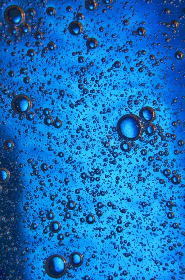 Blue liquid bubbles drops stock photo. Image of bubbles - 178515376