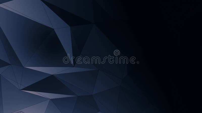 Dark Blue Low Poly Shapes Abstract Background Stock Video - Video of ...
