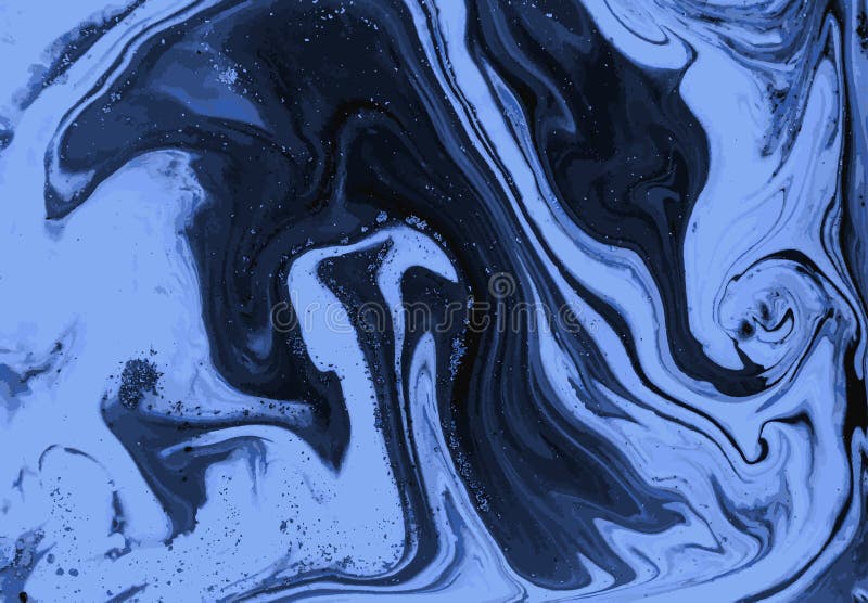 Dark Blue Marble Abstract Vector Background Stock Vector - Illustration ...