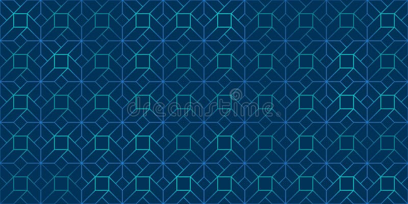 Dark Blue Minimalist Modern Style 3D Transparent Line-art, Rectangular ...