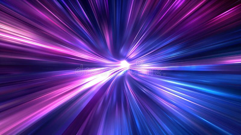 Dark Blue Motion Background, Abstract Purple and White Rays, Blur ...
