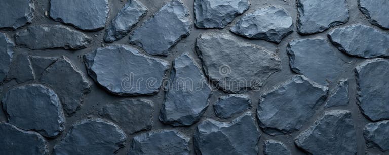 Dark Blue Natural Slate Rock Pattern Features Rustic, Sophisticated ...