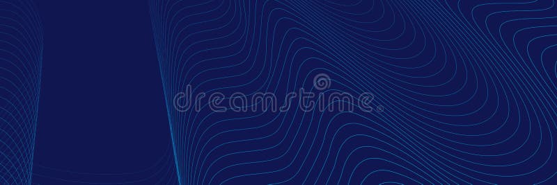 Dark Blue Navy Abstract Background. Futuristic Technology Lines ...