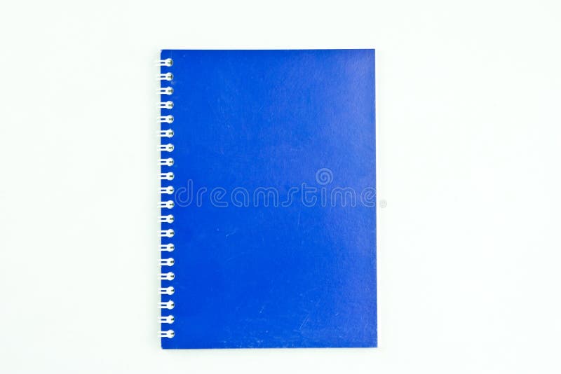 Notebook with an Orange Cover Stock Image - Image of helix, background ...