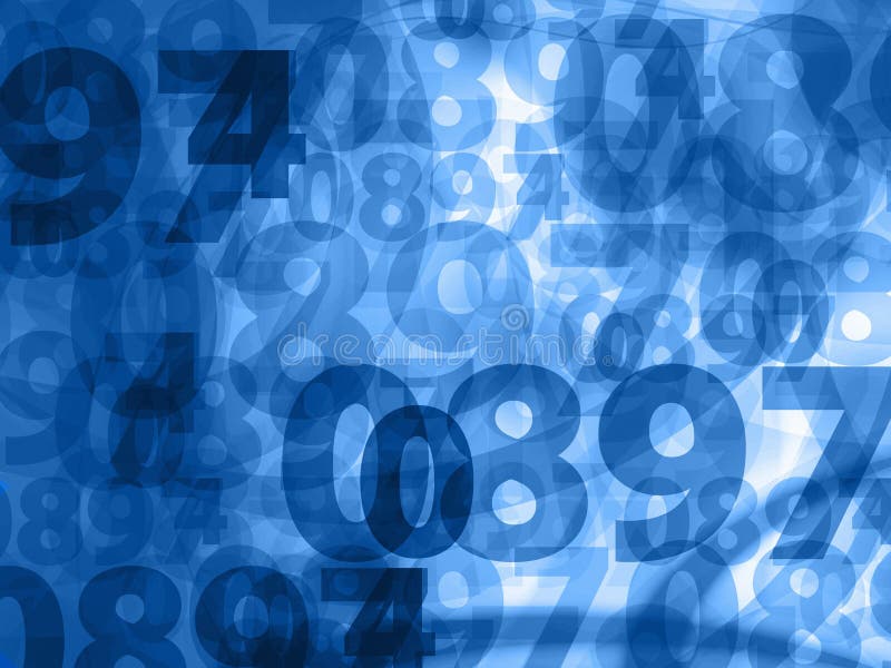 Concept of numbers stock illustration. Illustration of possibility ...