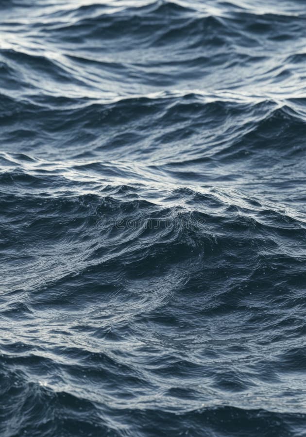 Dark Blue Ocean Waves Texture Stock Illustration - Illustration of liquid, blue: 380726387