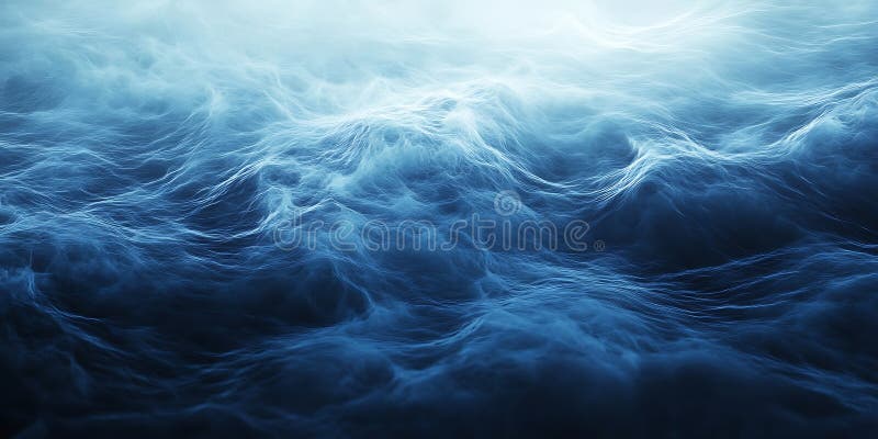 Dark Blue Ocean Waves Texture: Dramatic Water Background Stock ...