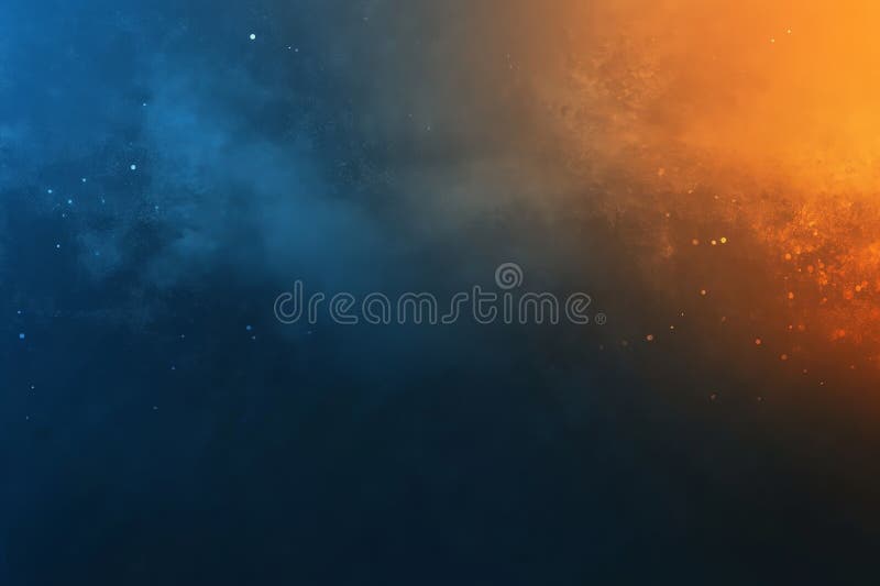 Dark Blue and Orange Gradient Abstract Background. Stock Illustration ...