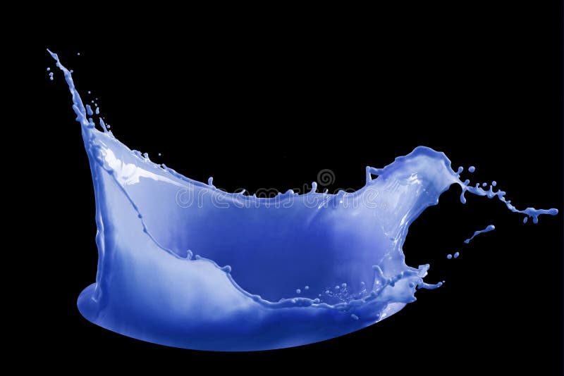 Dark Blue Paint Splash