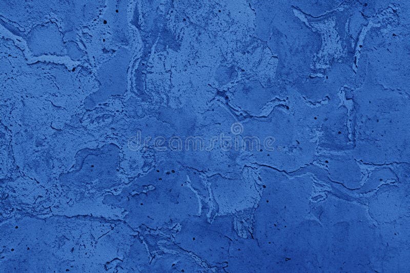 Dark Blue Plaster Wall Background Stock Photo - Image of design ...