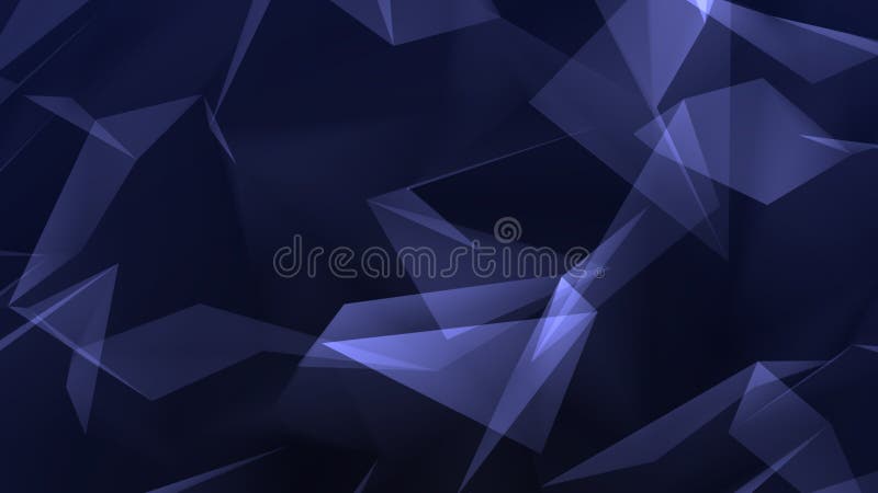 Dark Blue Polygon Abstract Background Stock Illustration - Illustration ...