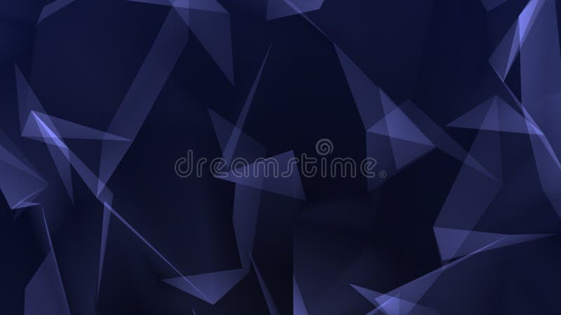 Dark Blue Polygon Abstract Background Stock Illustration - Illustration ...