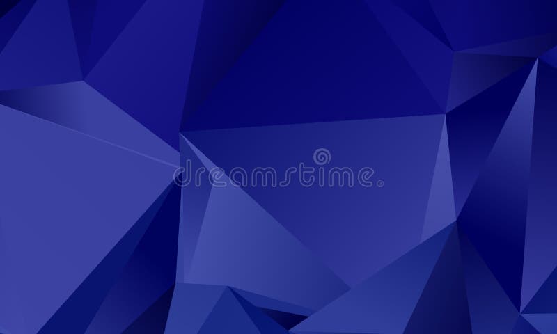 Dark Blue Polygon Background with Triangles of Different Shape and Size ...