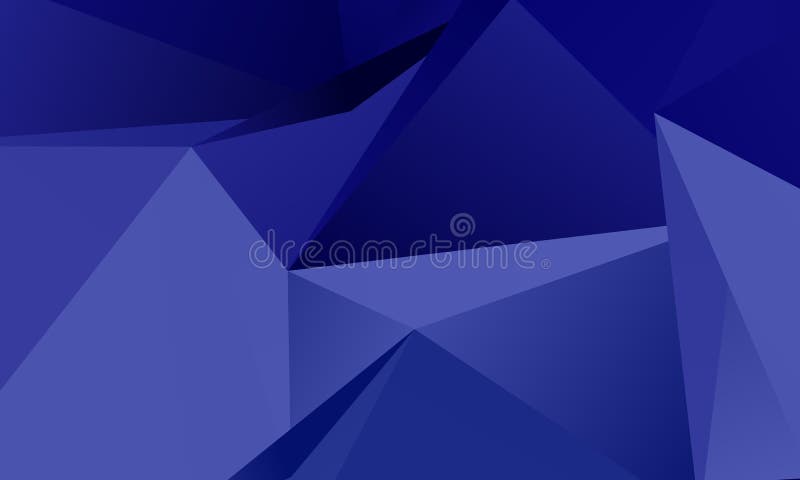 Dark Blue Polygon Background with Triangles of Different Shape and Size ...