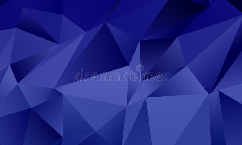 Dark Blue Polygon Background with Triangles of Different Shape and Size ...