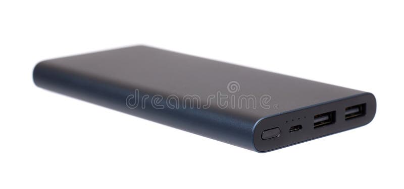 Dark Blue Power Bank for Charging Mobile Devices, External Battery ...