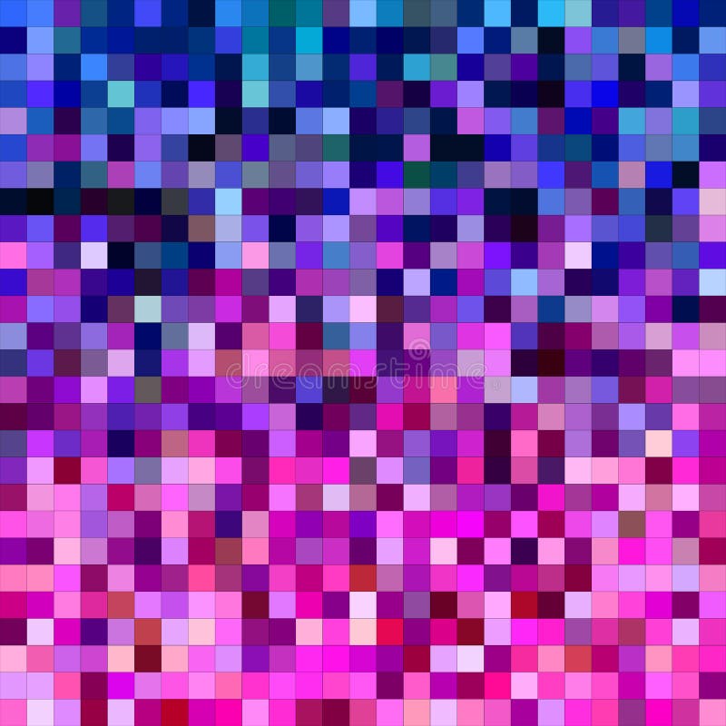 Dark Blue and Purple Color Square Mosaic Texture in Rectangular Style ...