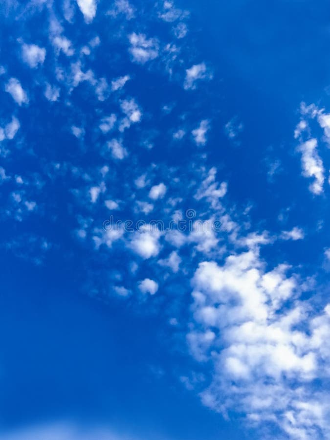 Dark Blue Real Sky with Cloud. Can Be Use As a Background Stock Image ...